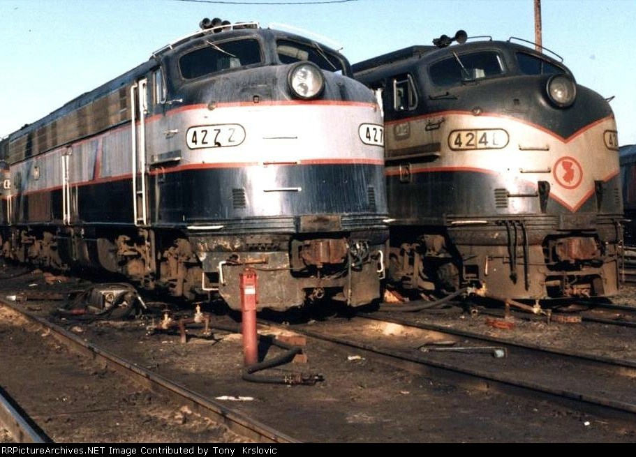 NJT 4248 Only two trains had E-8's for power in the mid 80's